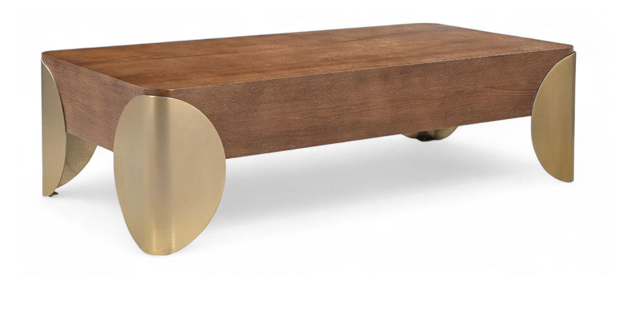 Cazari - Oak Wood And Iron Table in Texas — Affordable Furniture